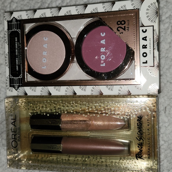 LORAC | Makeup | Loran Blush Highlighter Set Loreal Lip Duo Make Up ...
